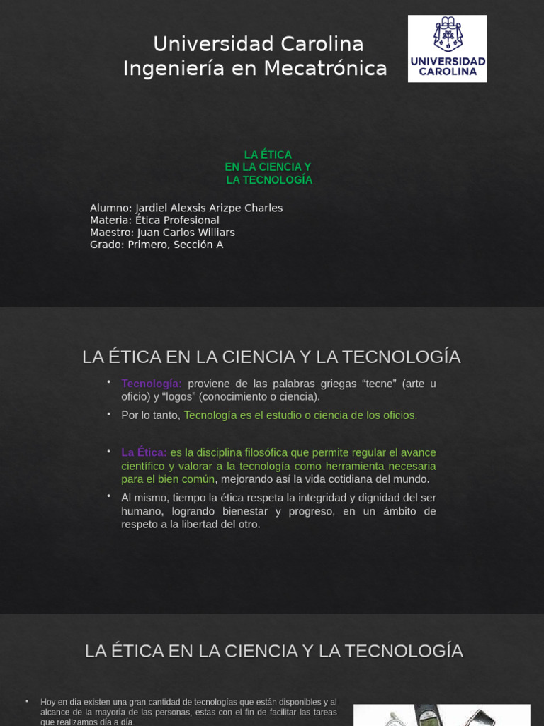 La Ética en La Ciencia y en La Tecnología | PDF