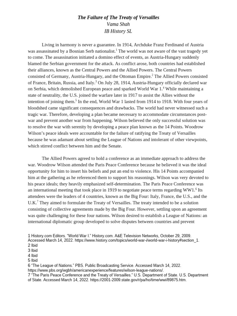 IB Unit 4 Essay | PDF