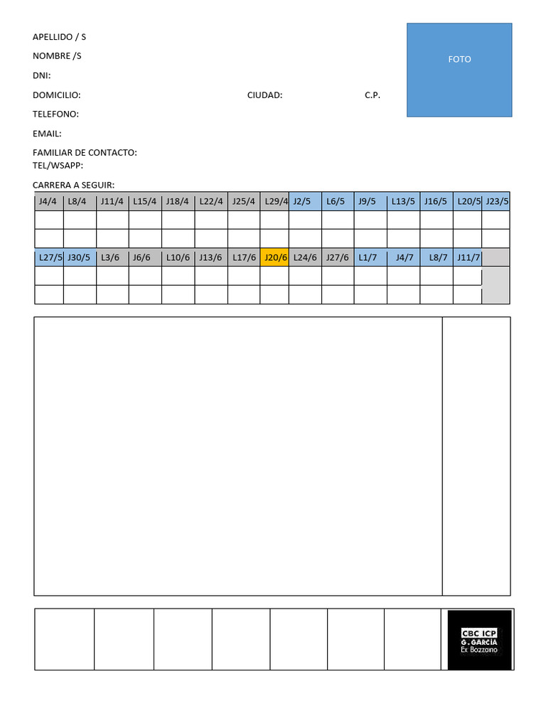 B - Icp 2024 Ficha Interna Alumno 2 | PDF