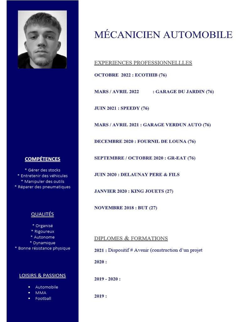 CV 2023 - Enzo Giummo - 2 | PDF