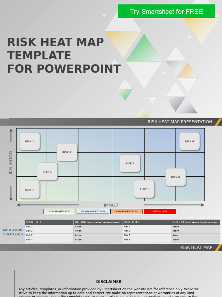 IC Risk Heat Map 11642 - Powerpoint | PDF