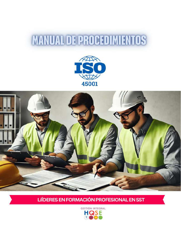 Manual de Procedimientos ISO 45001 | PDF