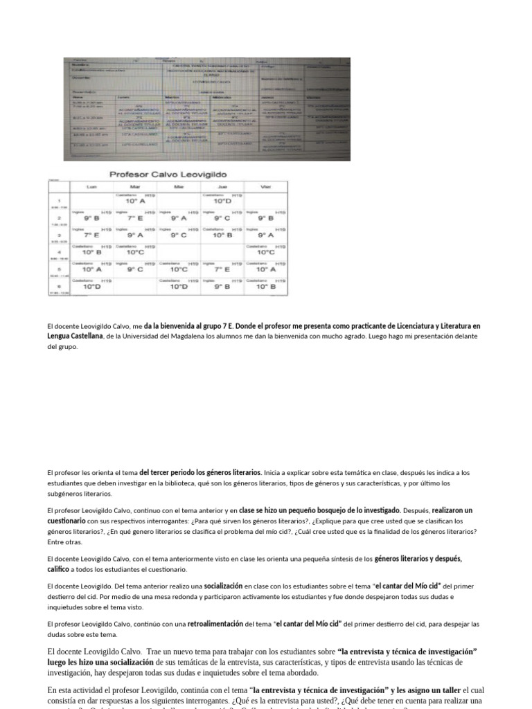 Borrador Ficha Seguimiento | PDF | Ensayos | Estudios de idiomas extranjeros