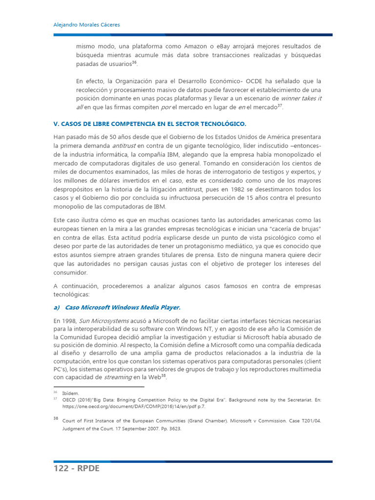 A) Caso Microsoft Windows Media Player | PDF | Microsoft | Informática