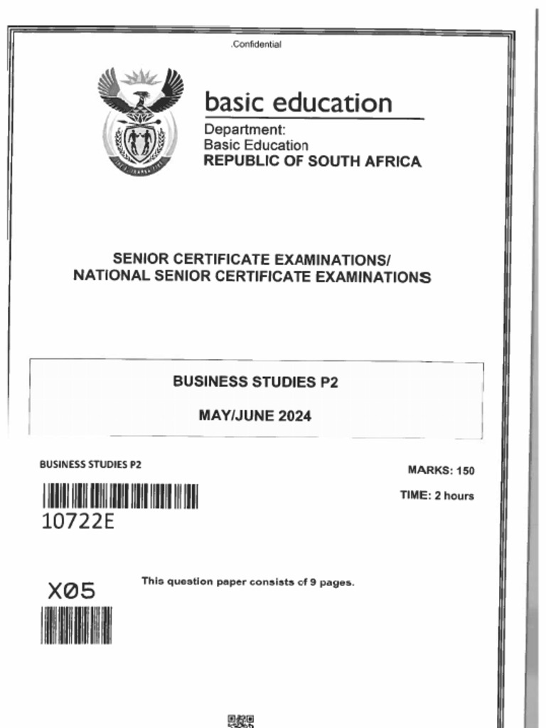GR 12 Business Studies P2 (English) June 2024 Question Paper | PDF