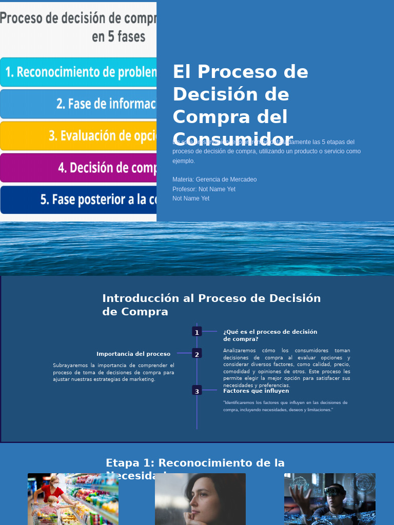El Proceso de Decision de Compra Del Consumidor - Not Name Yet1 | PDF | Los consumidores | Negocios