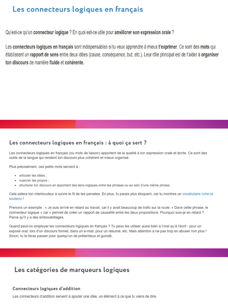 Connecteurs Logiques | PDF