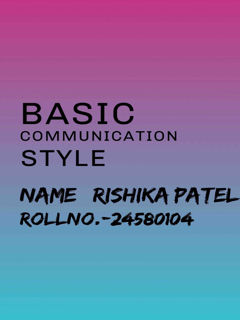 Basic communication pdf | PDF Basic communication pdf | PDF
