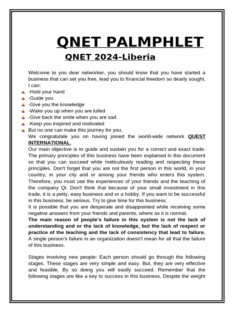Qnet Pamplent | PDF