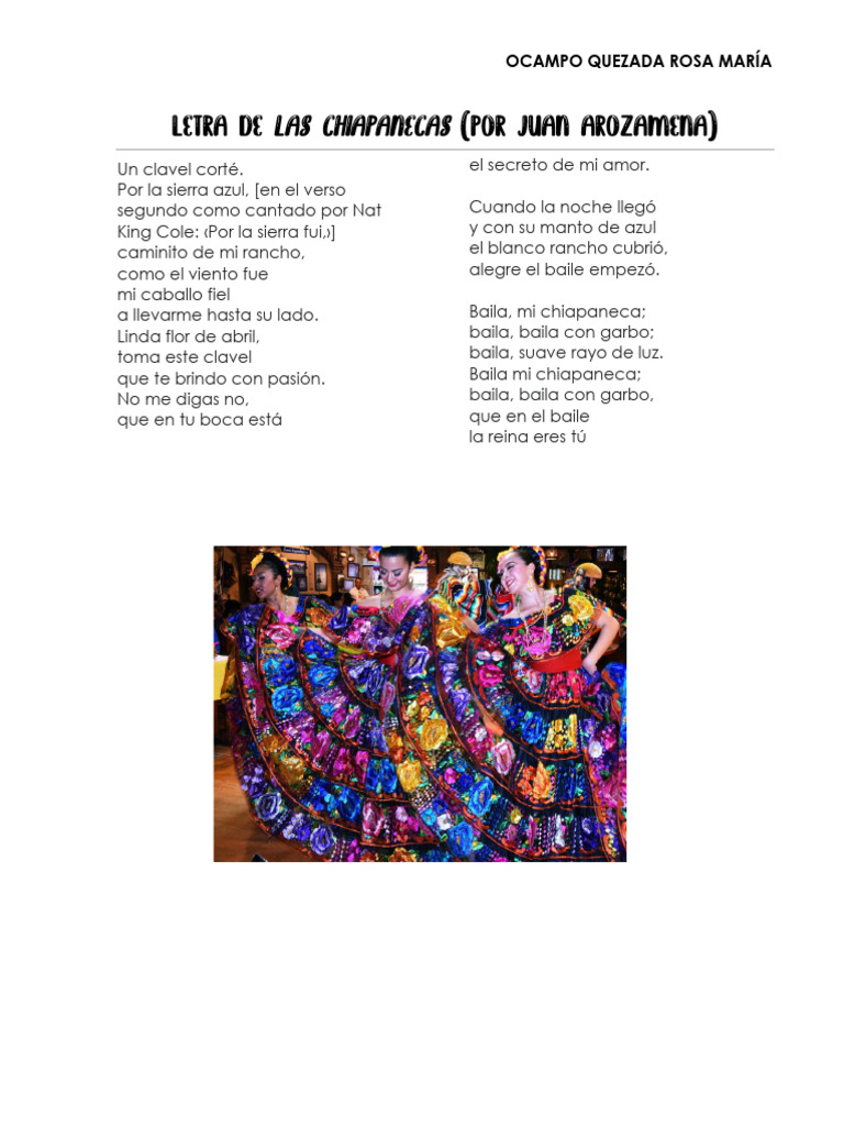 Letras de Canciones Regionales MORELOS | PDF