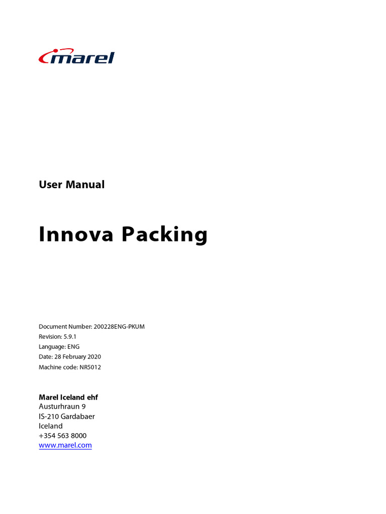 Innova Packing User Manual | PDF