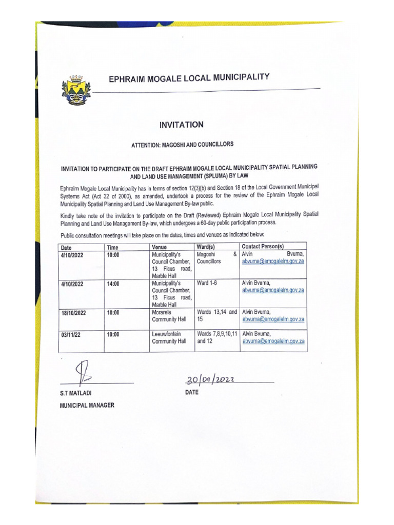 Ephraim Mogale Local Municipality | PDF