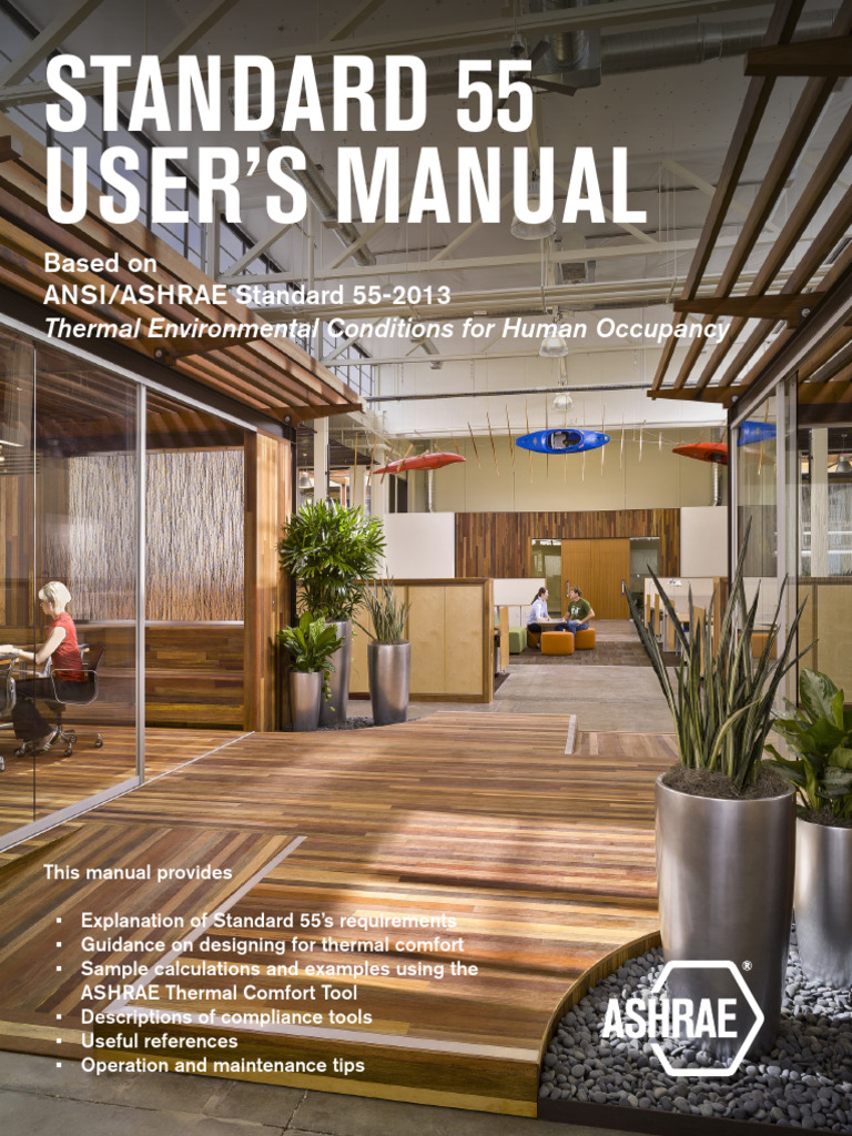 ASHRAE STANDARD 55 USER'S MANUAL 2013 Edition | PDF