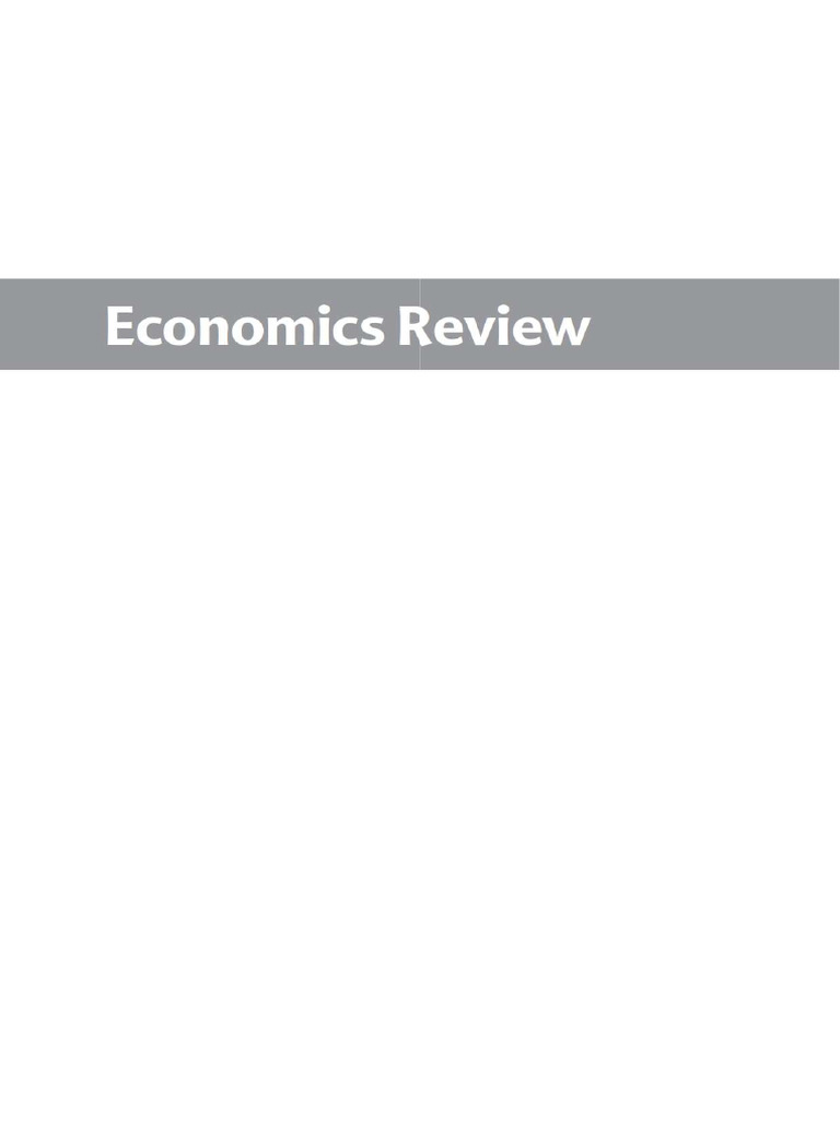 Mind Maps Economics Review | PDF