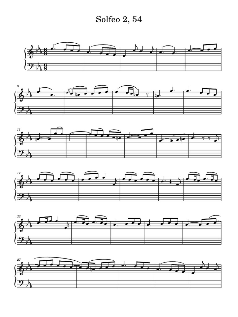 Solfeo 2, 54 | PDF