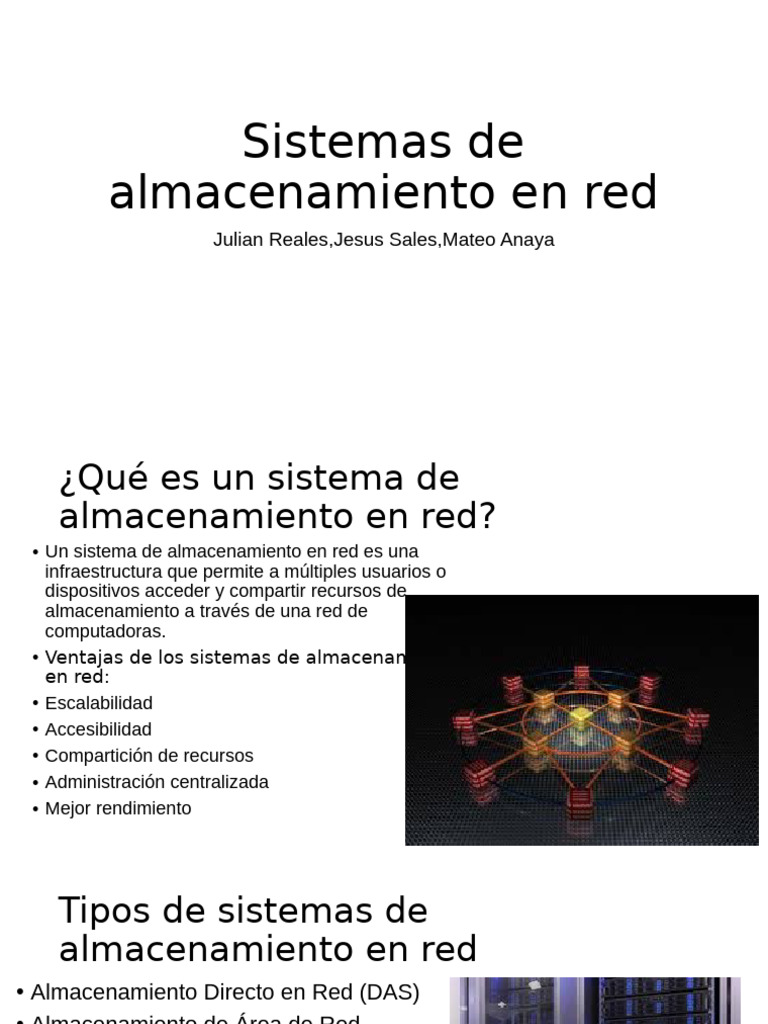 Sistemas_de_almacenamiento_en_red [2][1] | PDF