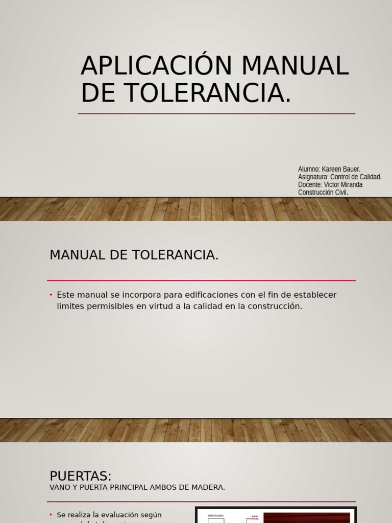 Manual de Tolerancia | PDF