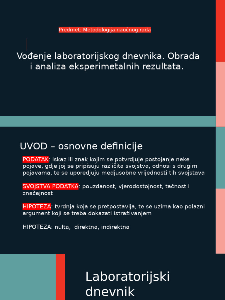 Prezentacija Za MNR | PDF