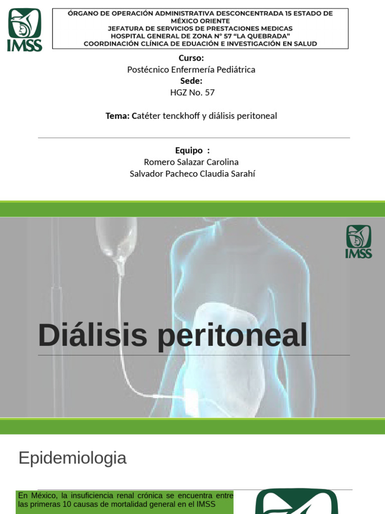 dialisis peritoneal y cateter FINALLL | PDF