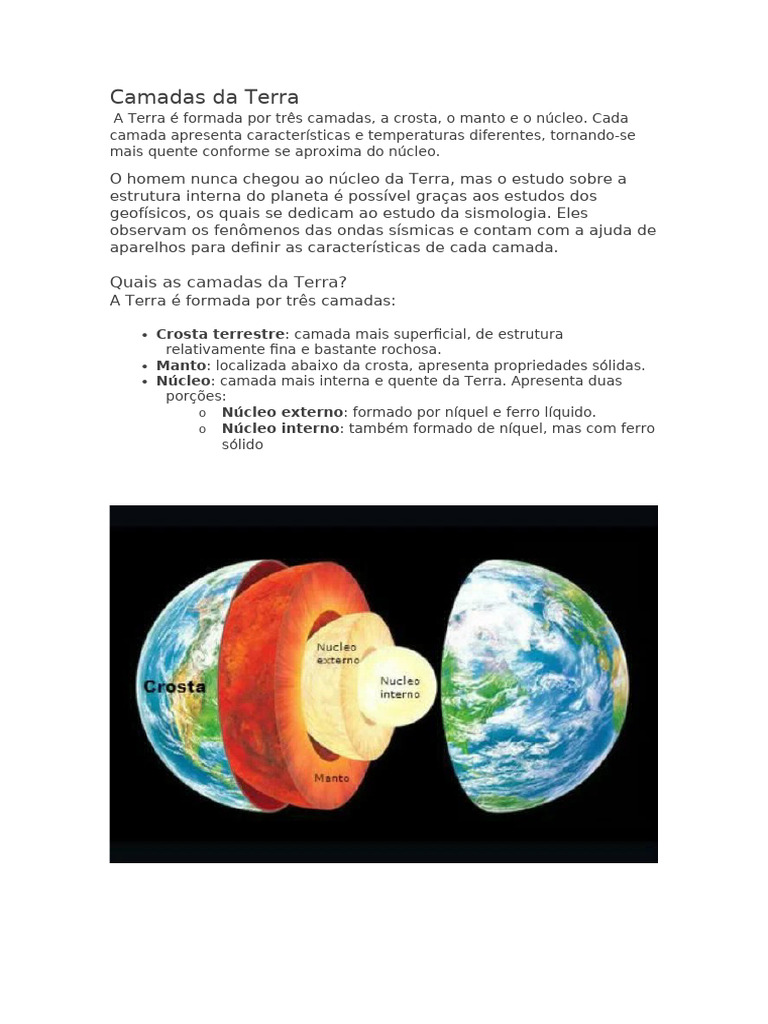 Camadas Da Terra | PDF