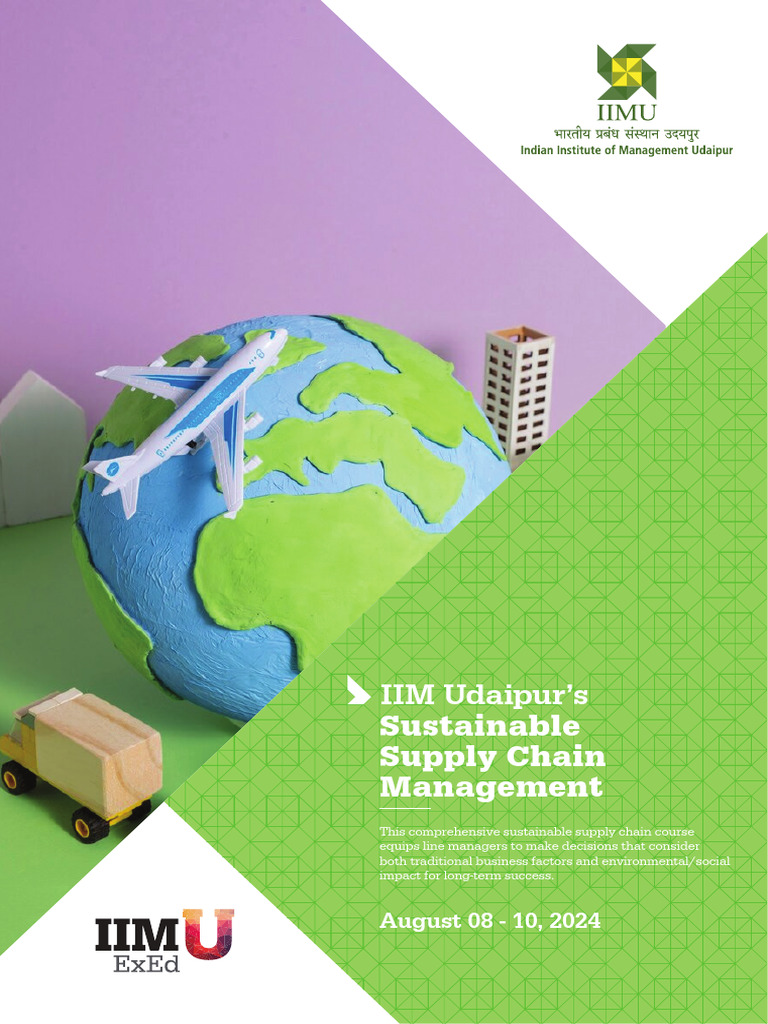 IIMU ExEd Sustainable Supply Chain Management | PDF