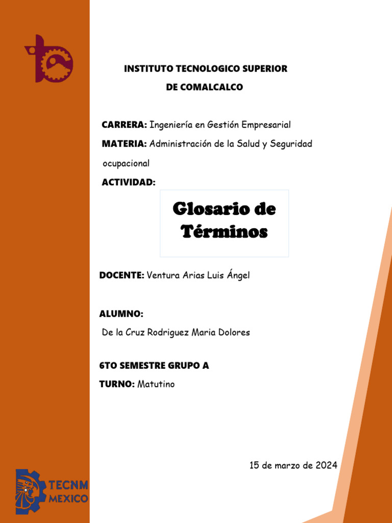 Glosario de Terminos Tema 2 | PDF