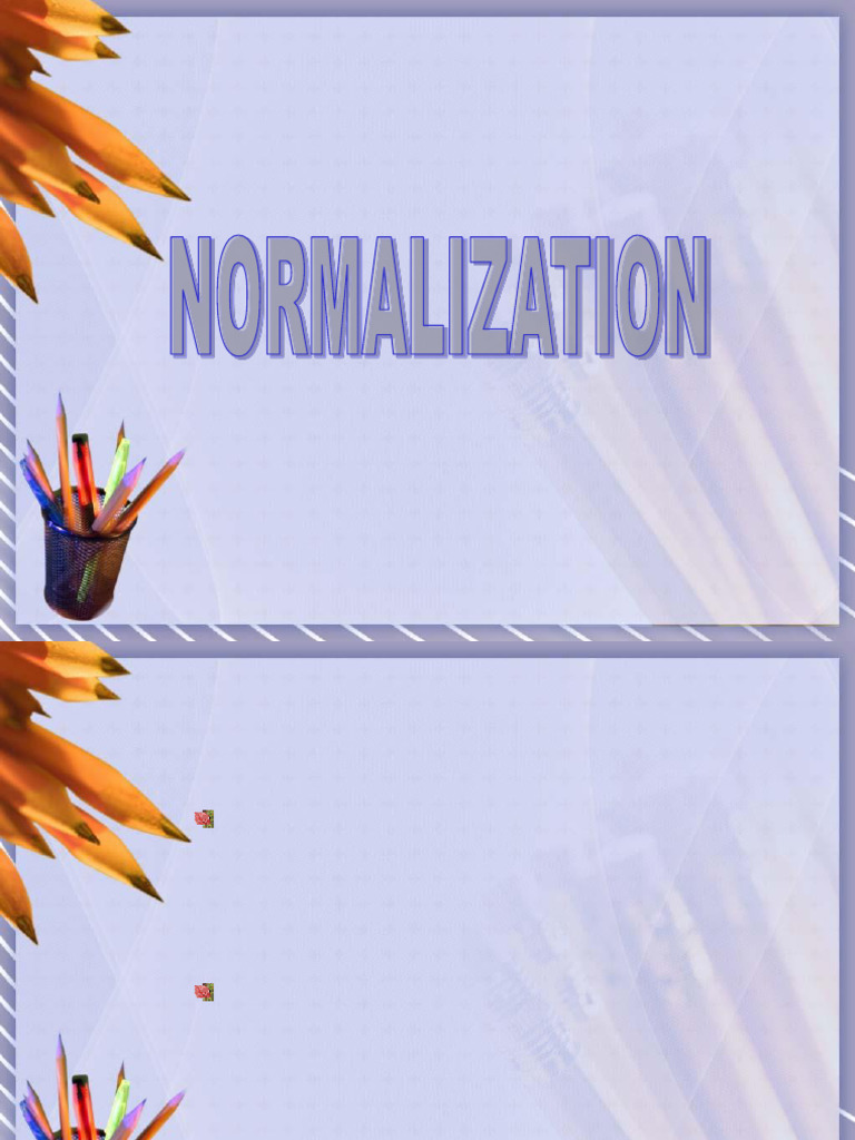 Normalization Pdf