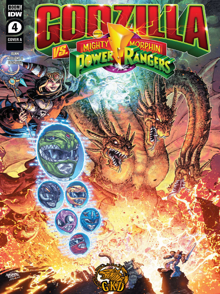 Godzilla Vs Mighty Morphin Power Rangers #4 GKD | PDF
