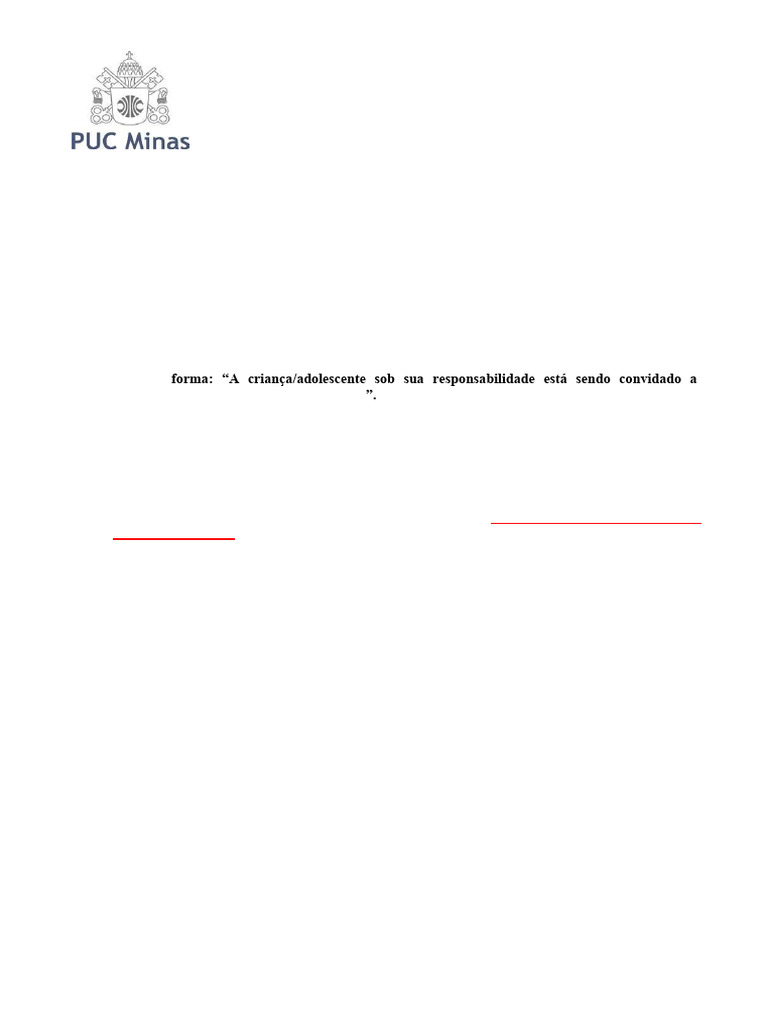 Modelo TCLE - Virtual Termo de Consentimento Livre | PDF