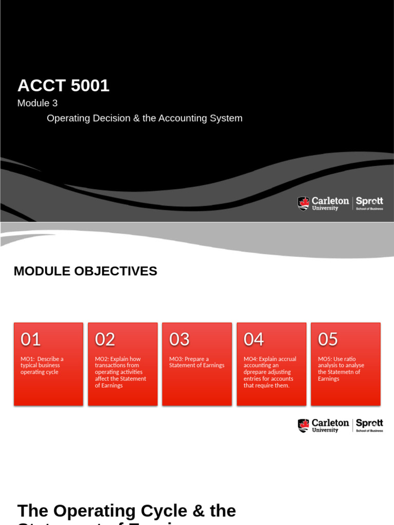 Acct 5001 - Module 3 PP | PDF