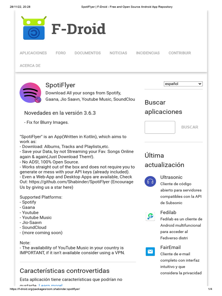 SpotiFlyer - F-Droid - Free and Open Source Android App Repository | PDF