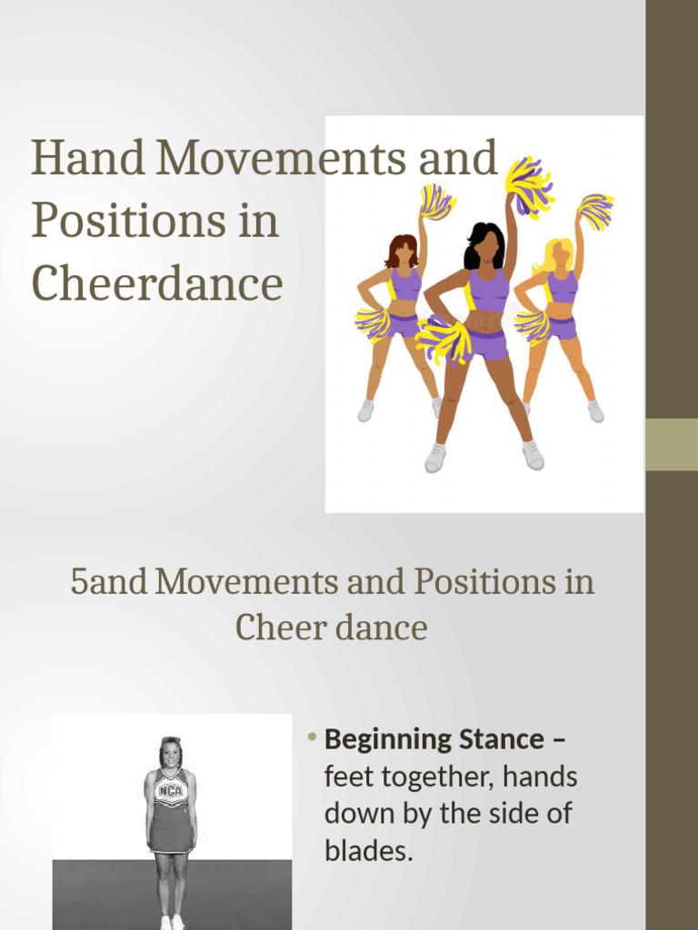 Cheerdance Hand Movements Guide | PDF
