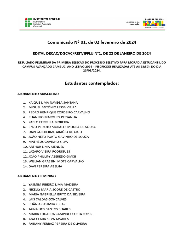 comunicado_01 (1) | PDF