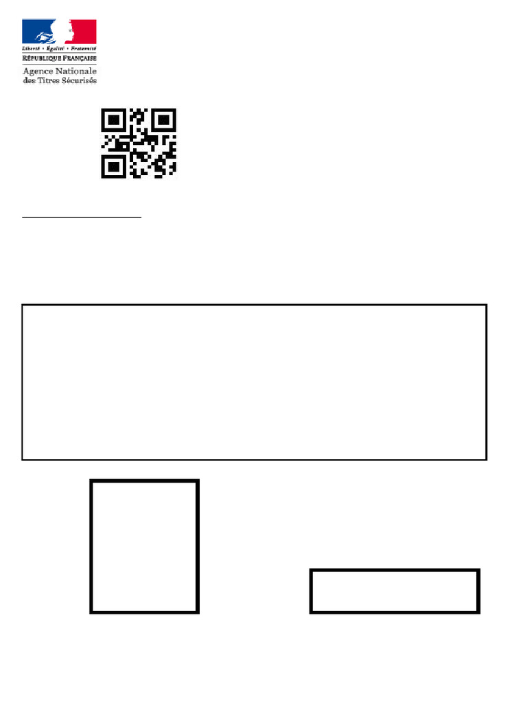 Formulaire de Dépôt de Photo Et de Signature Pour: Centre de ...