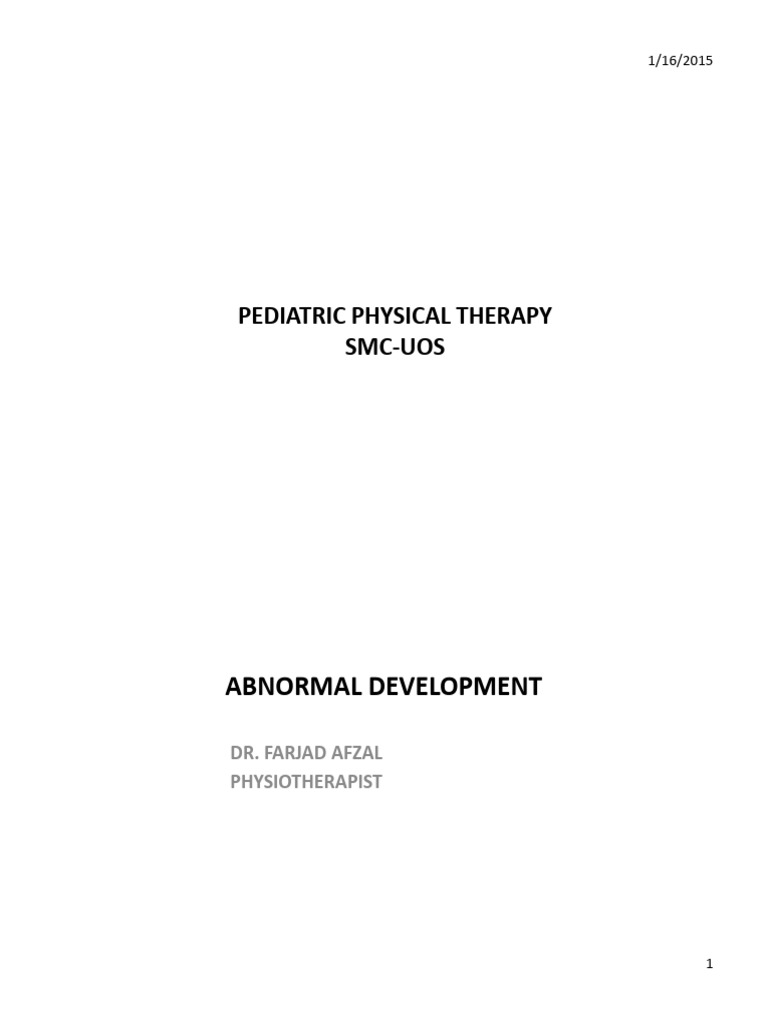 Abnormal Development | PDF