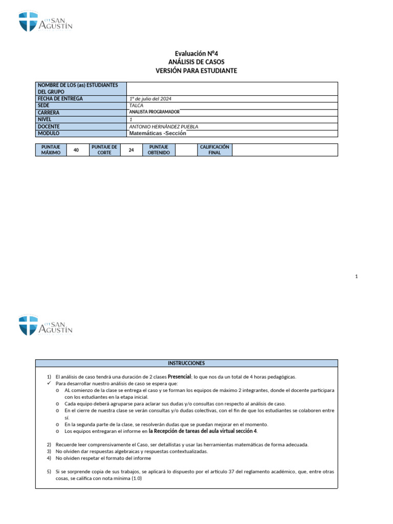Prueba 4 Acasos-Estu-Aprog-Rub | PDF