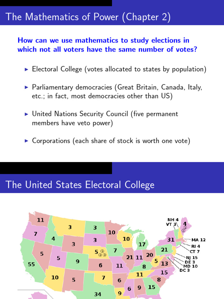 Math of Power Chapter 2 | PDF