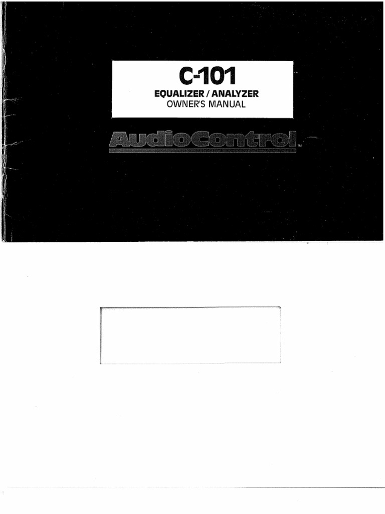 C-101 Series I - II Owners Manual | PDF