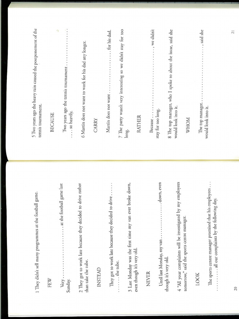 Trans Exercises | PDF