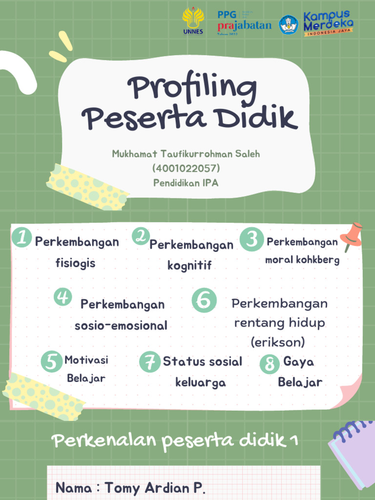 Profiling Peserta Didik 1101 | PDF