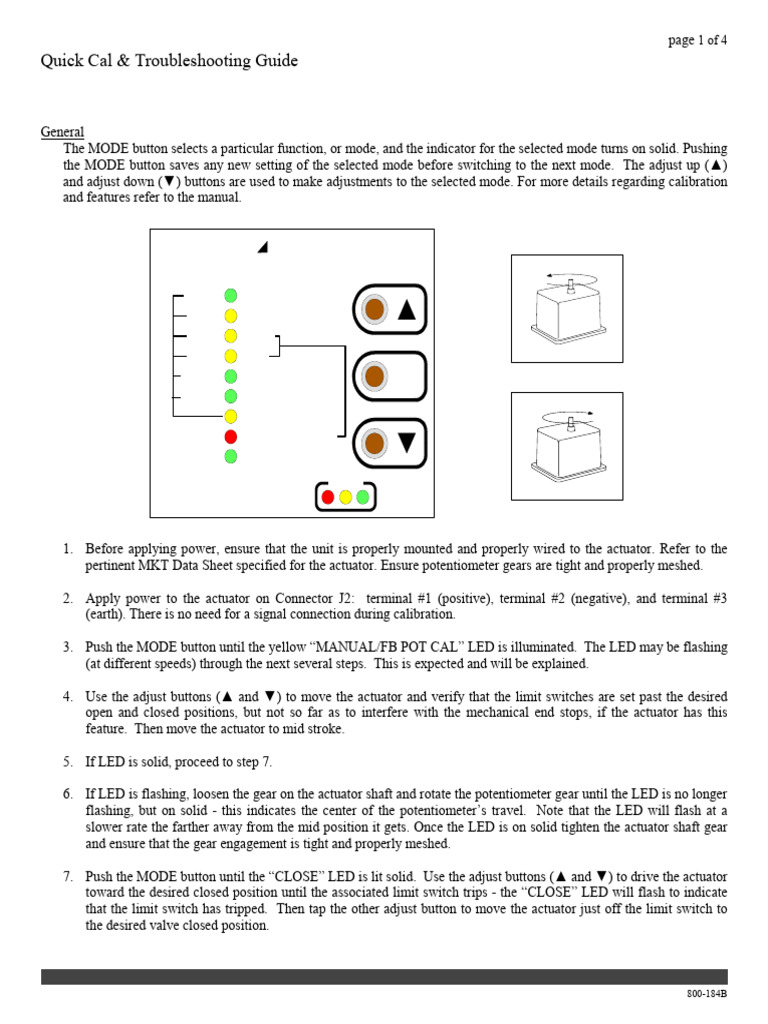 DHC 400 Quick Cal | PDF