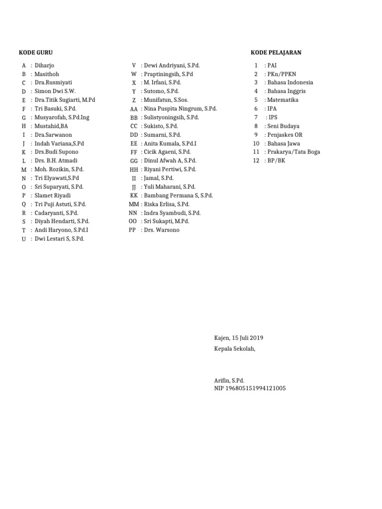 Revisi Jadwal Ganjil Fix3 2024 2025 | PDF