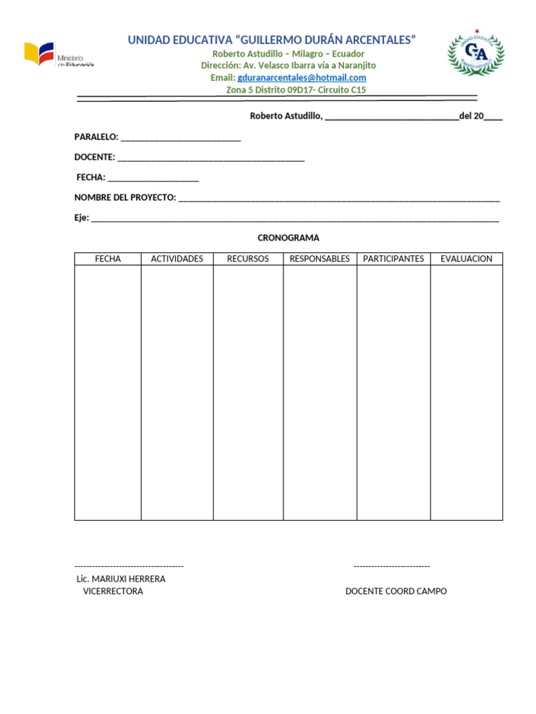 Modelo de Ppe Plan | PDF