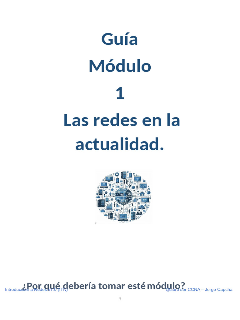 Guia Modulo 1 Las Redes en La Actualidad | PDF
