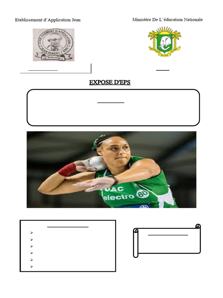 Le lancer du poids | PDF