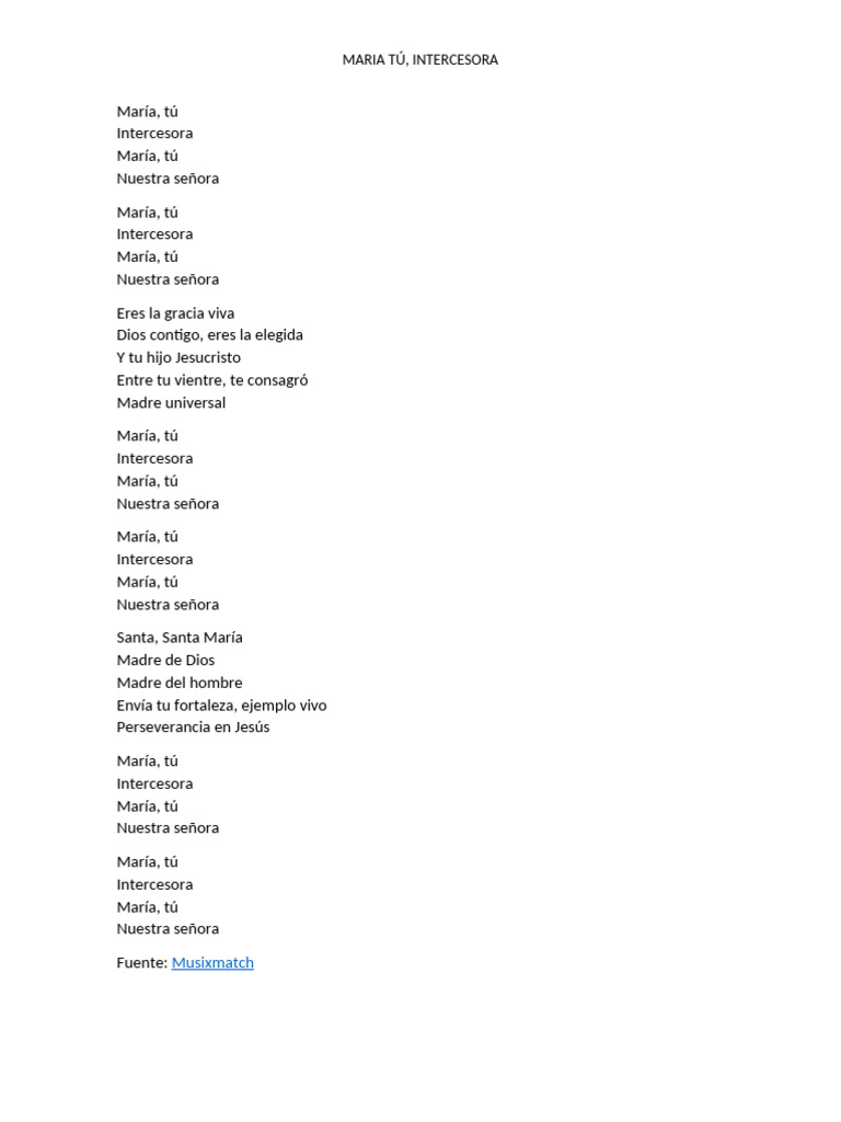 María Tu | PDF