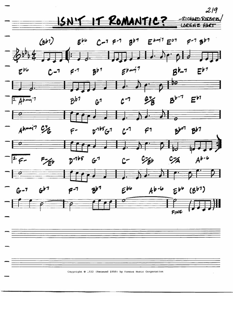 Isn't It Romantic | PDF