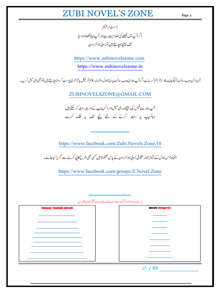 Wafa E Yaar Novel by Husny Kanwal Complete - ZNZ | PDF