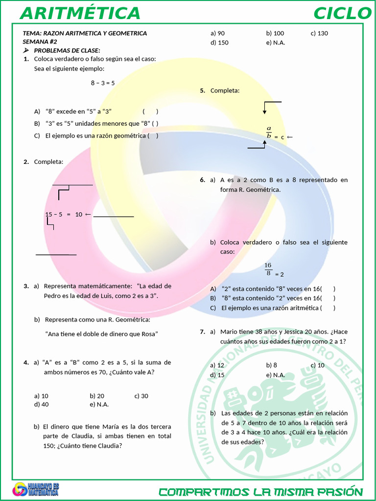 Ejercicios de Numeracion | PDF