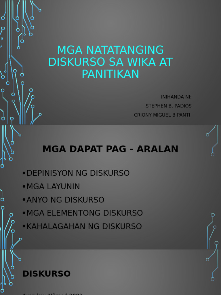 DISKURSO | PDF